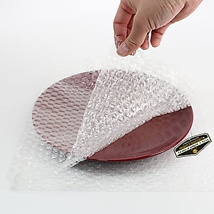 Mighty Gadget Bubble Cushioning Wrap Rolls, 12" x 36' ft Total, Perforated Every 12" for Packaging, Shipping, Mailing