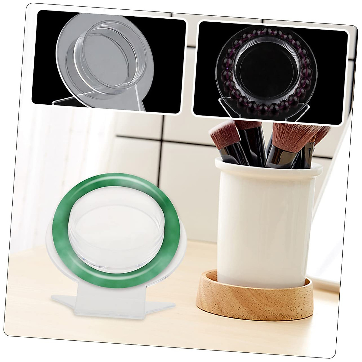 Cabilock 4pcs Display Props Watch Bracelets Acrylic