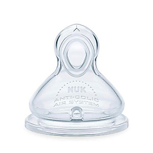 NUK Smooth Flow Anti Colic Baby Bottle, Elephant, 5 Ounce (3 Pack)