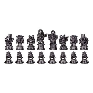USAOPOLY Destiny Chess Set | Destiny 2 Video Game Chess Game | 32 Custom Sculpt Collectable Figure Chess Pieces and Custom Chess Board