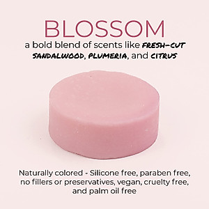 Suds & Co. Solid Conditioner Bar, Zero Waste Conditioner, Natural Conditioner For Hair, Sustainable, Eco-Friendly Hair Care – Blossom, 1.7 Ounce