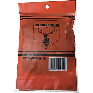 Guardian Hunting Deer Gutting Gloves Field Dressing Gloves with Long and Short Gut Glove Combo Pack (Black/Orange, 3 Pack (6 Pairs))