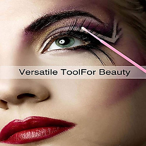 1200PCS Disposable Micro Applicators Brush for Eyelash and Make up Brushes and Personal Care Microswabs Pink (Head Diameter: 2.0mm)