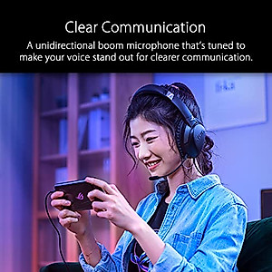 ASUS ROG Strix Go Core Wired Gaming Headset | 3.5mm Connector | Lightweight Design | Over-Ear Headphones for PC, Mac, Nintendo Switch, and PS4, Black, Standard