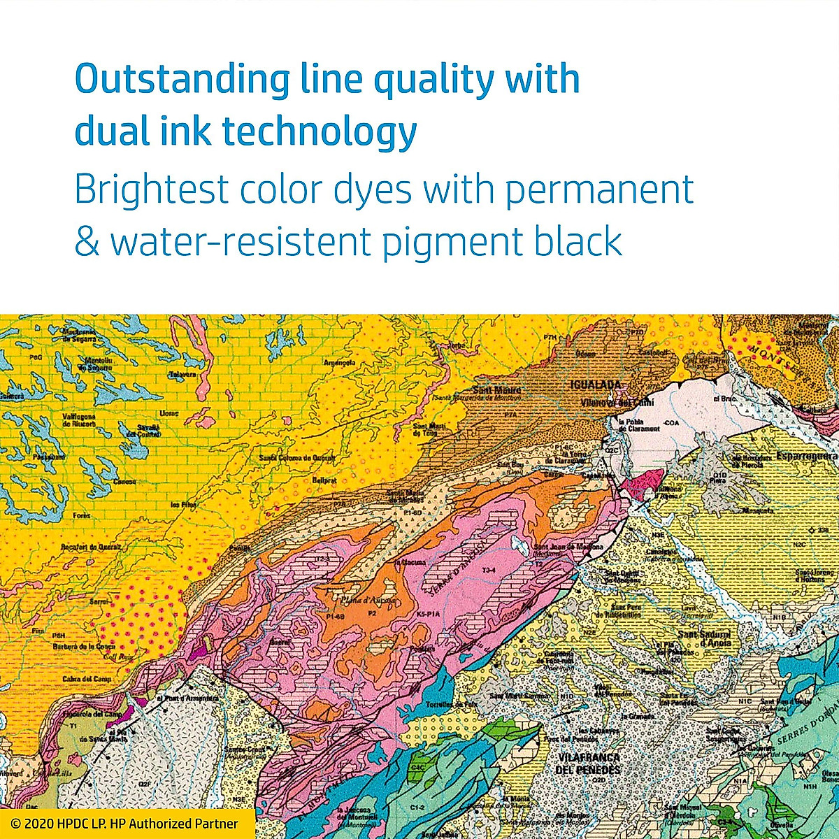 HP 728 Yellow 130-ml Genuine Ink Cartridge (F9J65A) for DesignJet T830 MFP & T730 Large Format Plotter Printers
