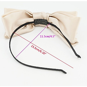 yueton Pack of Sweet Big Bowknot Hair Band Bow Headband Hair Accessory Girls Women Headdress Headwear