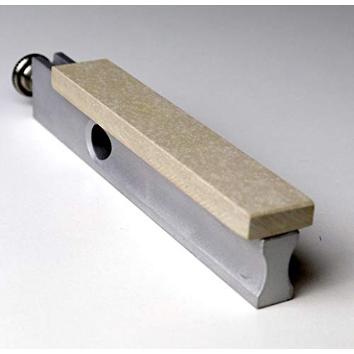 BELGISCHER BROCKEN Dorolist sharpening guide I Yellow Belgian Whestone 8000-10000 on aluminum support I format 3,94 x0,67x0,24in I knife sharpener compatible with Lansky-EZE Lap grinding system