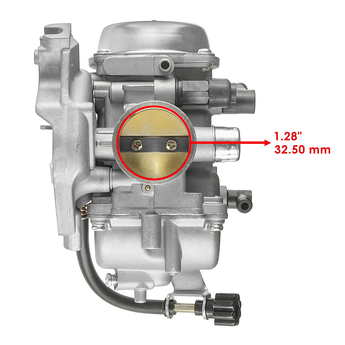 Caltric Carburetor Compatible with Kawasaki Lakota 300 Kef300A Kef 300A 1995-2000