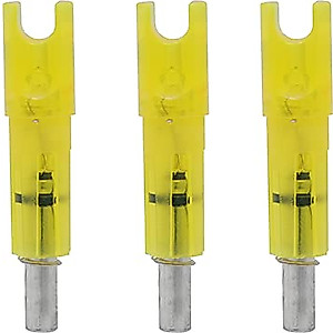 Lumenok Capture Nocks Parker Red Hot Crossbow Lighted Orange 3 Pack .300 ID