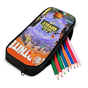 Ceosmch 3PCS Unisex Game Large Capacity Backpack Climbing Shoulder Bag Travel Lunch Bag Cartoon Stationery Bag Pencil Bag