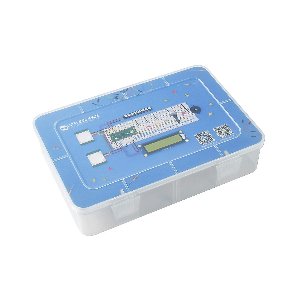 waveshare for Raspberry Pi Pico Basic Starter Kit with Rich Tutorials and Resources,Fast Getting Started with Raspberry Pi Pico and MicroPython Programming for Raspberry Pi Beginners