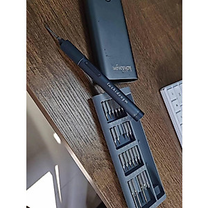 Cordless Precision Electric Drill & Screwdriver - OLED Display, 5 Torque Gears, 420RPM, Rechargeable Electric Screwdriver and Mini Drill 2-in-1 Toolkit