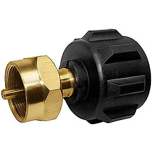 YOUHO Propane Refill Adapter, Fill 1 Pound Bottles from 20lb Tank, QCC1 / Type1 Propane Tank,Solid Brass