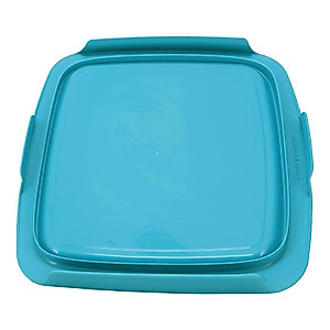 Pyrex C-222-PC 2qt Turquoise Easy Grab Lid (2-Pack)