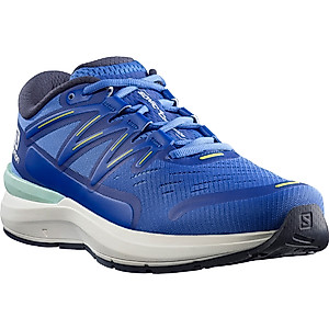 Salomon Sonic 4 Confidence Running Shoes for Men, Palace Blue/White/Evening Primrose, 10.5