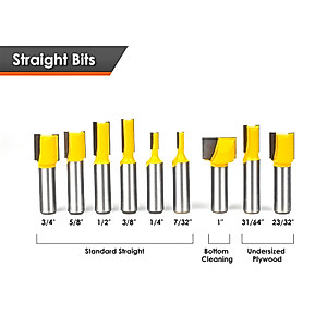 Router Bits Set 1/2 Inch Shank - BAIDETS 70 Pcs Router Bit Professional Carbide 1/2 Inch Shank Kit for Carpenter Woodworking