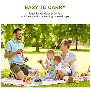 Fruit Storage Containers For Fridge,Fridge Organizers and Storage Include Drain Baskets & Lid,Food Storage Containers for Salad Berry Lettuce Food Meat Fish Celery