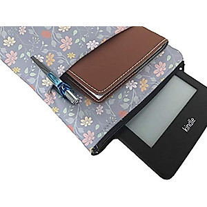 Little Flowers Book Sleeve - Book Cover for Hardcover and Paperback - Book Lover Gift - Notebooks and Pens Not Included