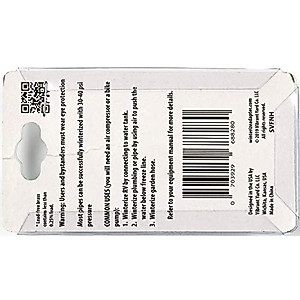 Tire Inflation Schrader Valve to Female Garden Hose Faucet Winterize Blow Out Sprinkler System Adapter Fitting