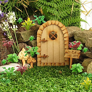 FOIMAS 100pcs Mini Model Plant Miniature Model Tree Flower Green Shrub for Fairy Garden Diorama Train Scenery Railway Sand Architecture Model Craft Supply