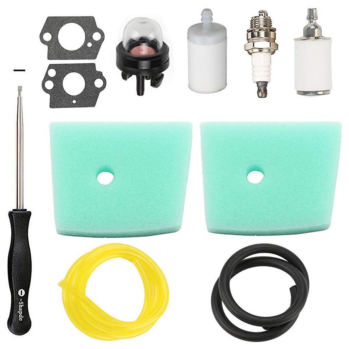 C1Q-EL24 Carburetor With Air Filter Fuel Filter Kit for Husqvarna 123C 123L 123LD 223L 223R 322C 322R 323C 323L 325C 325CX 325L 325LX 326C 326L 326LX Trimmer Brushcutter Pole Saw Edger,by LIYYOO