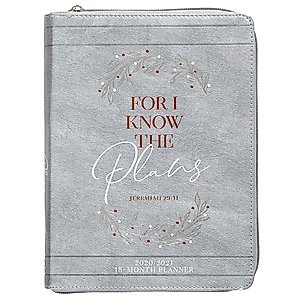 For I Know the Plans 2021 Planner: 18-Month Ziparound Planner