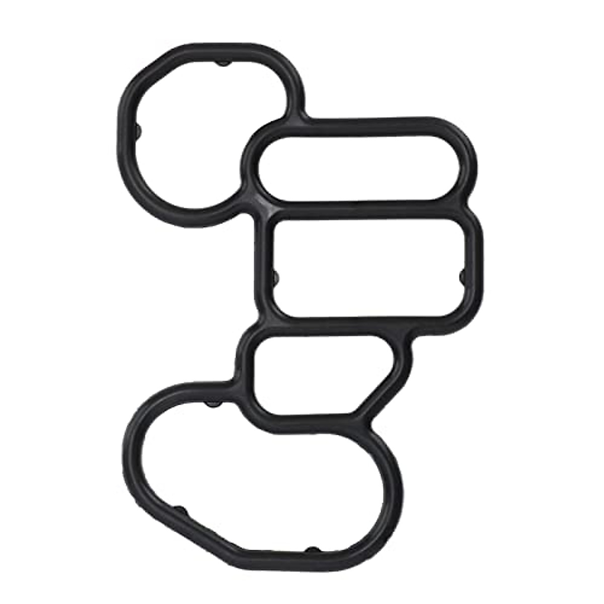 Oil Filter Housing Gasket, Rubber 15302‑RDV‑J00 Durable Heat Resistant Black Flexible Antiaging Engine Part for Auto