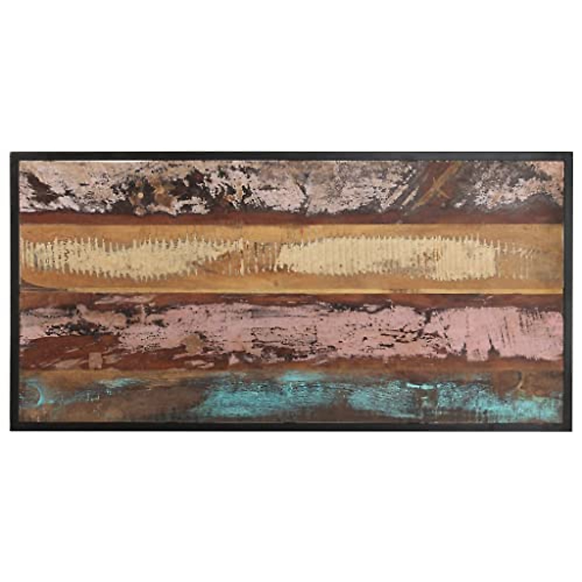 AJSEOYBS Large Dining Table,Industrial Rustic Kitchen Dining Room Table, Dinner Table for Kitchen, Living Room,Dining Table 47.2" Solid Reclaimed Wood