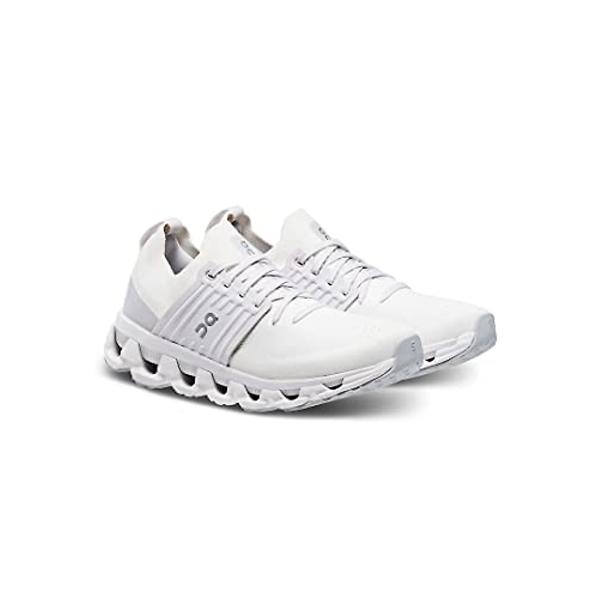 On Women's Cloudswift 3 Sneakers, White/Frost, 8.5 Medium US