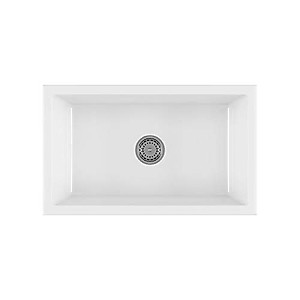 Vintage Tub & Bath 30 X 18 Fireclay Reversible Apron Farmhouse Sink - Matte White