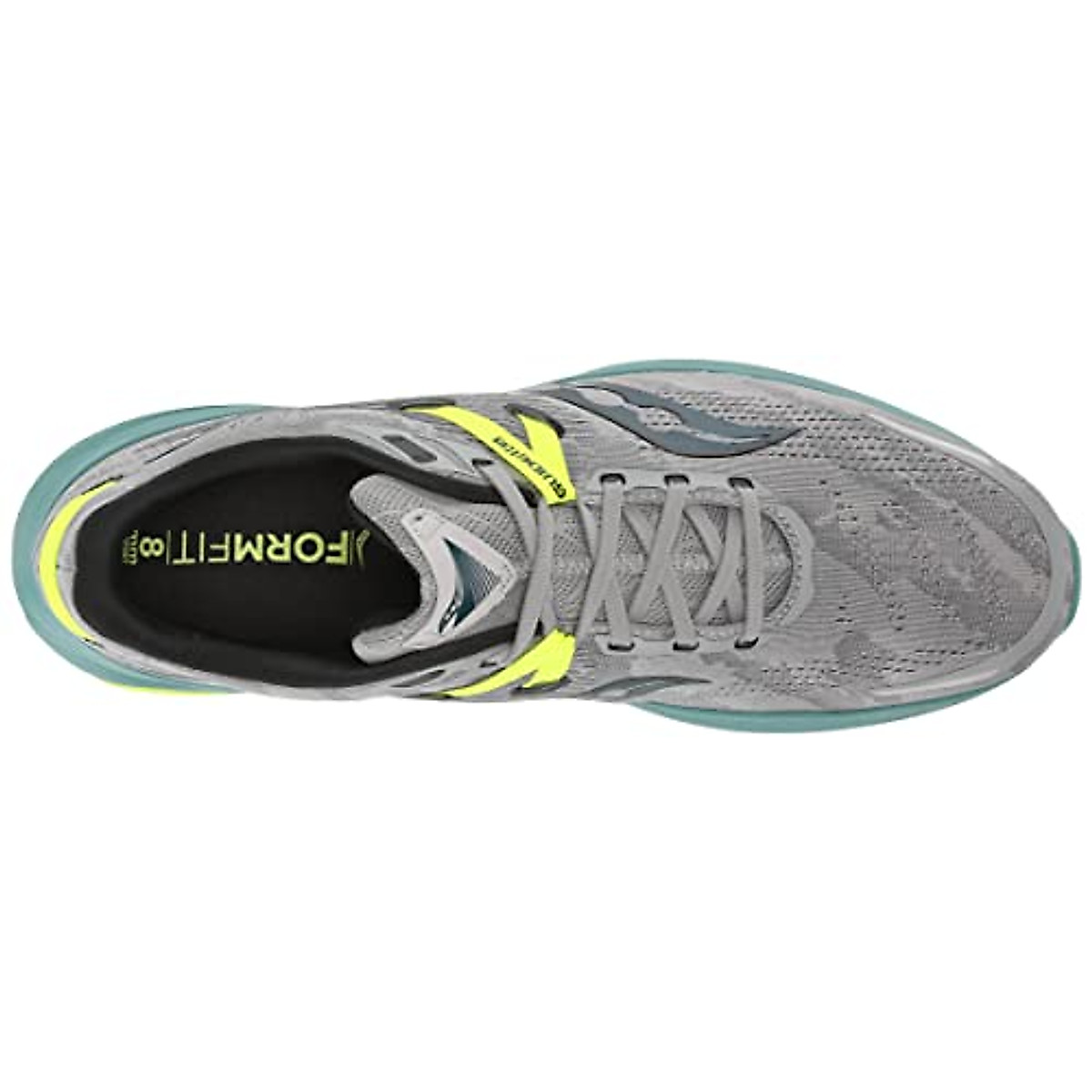 Saucony Men's Guide 16 Sneaker, Fossil/Moss, 12