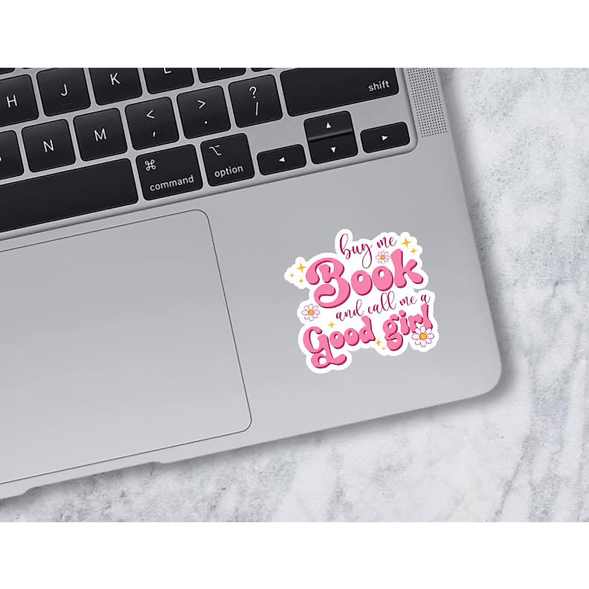Miraki Buy Me Books And Call Me A Good Girl Sticker, Book Lover Sticker, Reading Sticker, Bookish Stickers, Water Assitant Die-Cut Vinyl Booktok Decals for Laptop, Phone, Water Bottles, Kindle Sticker