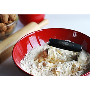 SuperbKitchen Dough Blender - Stainless Steel Professional Pastry Cutter for All Fall Baking