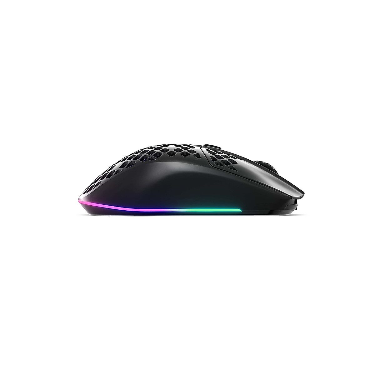SteelSeries Aerox 3 Wireless - Super Light Gaming Mouse - 18,000 CPI TrueMove Air Optical Sensor - Ultra-Lightweight 68g Water Resistant Design - 200 Hour Battery Life – Onyx (Renewed)