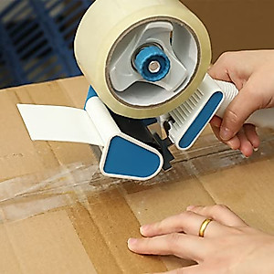 2 inch Packaging Tape Dispenser Gun Handheld Tape Gun for 2-Inch-Wide Clear Packaging Tape,Blue