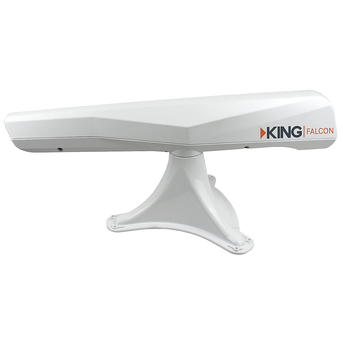 KING KF1000 Falcon Automatic Directional WiFi Antenna with WiFiMax Router and Range Extender - White