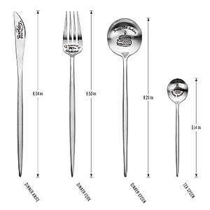 Happy 70th Birthday Spoon&Fork Gifts Engraved Cutlery Set Personalized Birthday Gifts for Son Daughter Sister Brother Friends