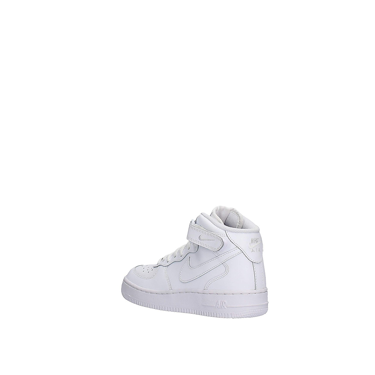 Nike Boys' Air Force 1 Trainers, White (White/White 113), 5 Big Kid
