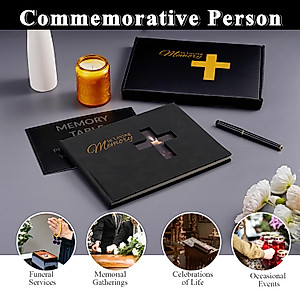 Funeral Guest Book For Memorial Service ,Funeral Sign In Book for guests,Hardcover Funeral Guest Books Celebration of Life,In Loving Memory Guest Sign In Book for Funeral,total 88 pages for 280 Guests