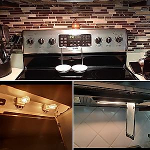 G8 Halogen Light Bulbs 35Watt 120Volt Light Bulb G8 Base Bi-Pin Shorter 1.5" Length 35W T4 JCD Warm White Under Cabinet Puck Lighting Replacements,10Pack