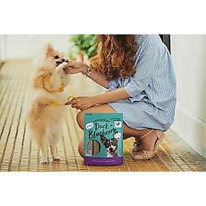 Pet Jerky Factory Premium Duck and Blueberry 12 oz. Dog Jerky Treats | 100% Human Grade | USA Made | High Protein | Grain Free | Limited Ingredients | No Filler | BHA-BHT Free | Soft-Tender