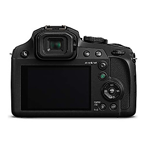 Panasonic DC-FZ80K LUMIX FZ80 18.1MP 4K 60x Long Zoom Digital Camera with Kodak 32GB Card, Holster Bag, and Flexible 12-inch Spider Tripod Bundle (4 Items)