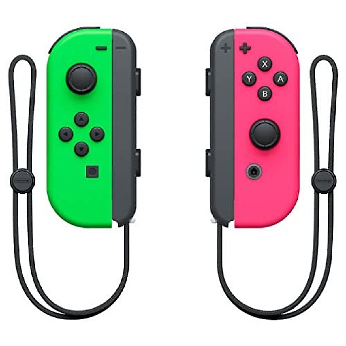 Joy-Con Pair - Neon Green/Neon Pink (Nintendo Switch) (Renewed)
