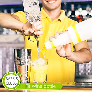 100 Pieces Pourers Dust Caps, Hooded Pourers Dust Caps, Olive Oil Liquor Bottle Pour Spout Cover Rubber Caps (Not Include the Spout)