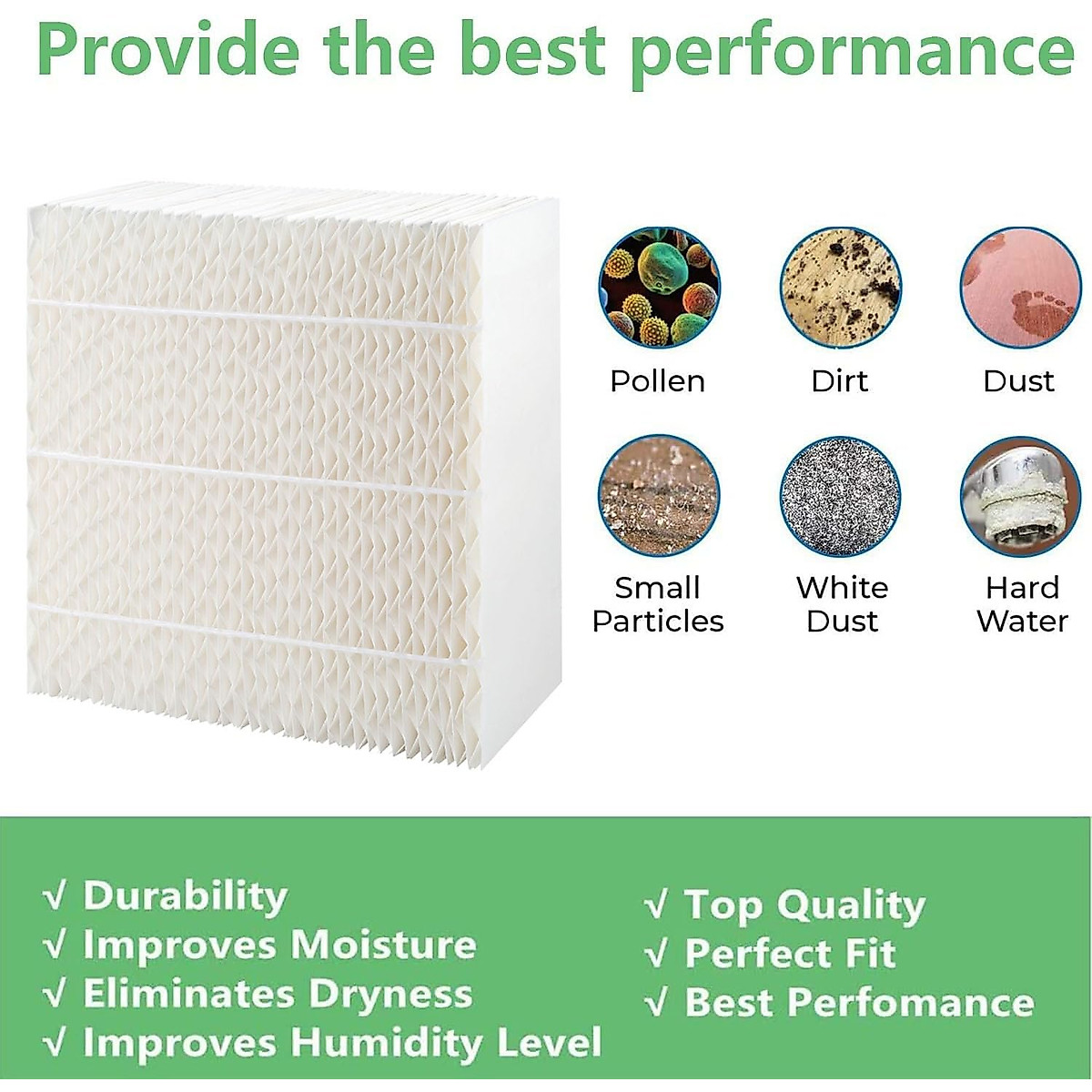 ITidyHome-2 Pack1043 Humidifier Filter Replacement for Essick Air AIRCARE EP9500 EP9700 EP9800 EP9R500 EP9R800 821000 826000 826800 831000 and Bemis Spacesaver 800 8000 Series Humidifiers