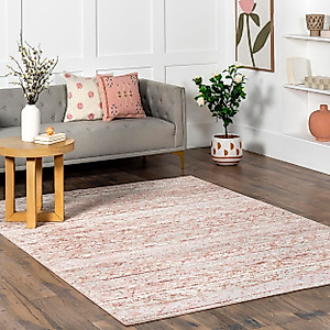 nuLOOM Hattie Transitional Moroccan Area Rug, 7x9, Pink