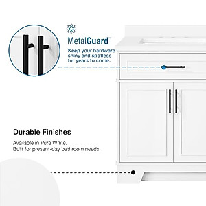 Ove Decors Emery 72 in. Double Sink Bathroom Vanity, in Pure White