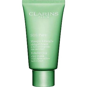 Clarins SOS Pure Rebalancing Clay Mask | Matte, Clean and More Beautiful Skin 10 Minutes After Application* | Purifies, Minimizes Shine and Visibly Tightens Pores | Oily To Combination Skin Types