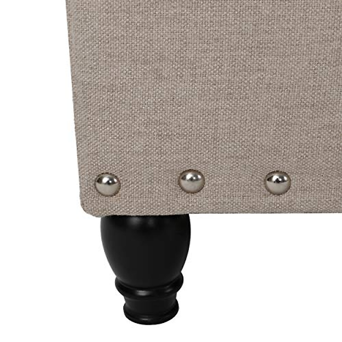 Christopher Knight Home Tatiana Fabric Storage Ottoman, Wheat