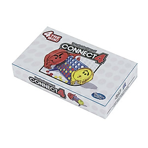 World's Smallest Connect 4 Board Game, Miniature Classic Game with Grid, Case & Tokens, Fun for All Ages, Family Games for Kids, Perfect for Stocking Stuffers, Easter Baskets, Party Favors, Ages 6+